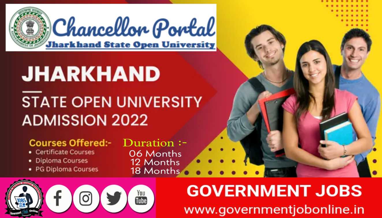 Jharkhand State Open University Admission 2022 Apply Now Jharkhand State Open University Admission 2022 Apply Now